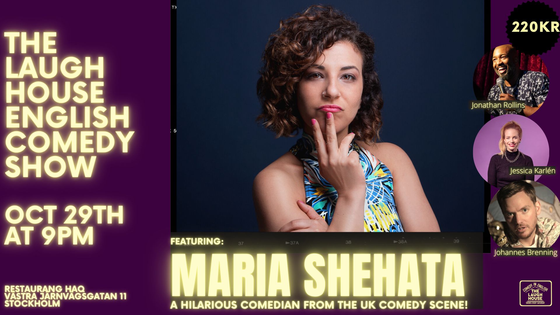 Upcoming Events – The Laugh House Comedy Club