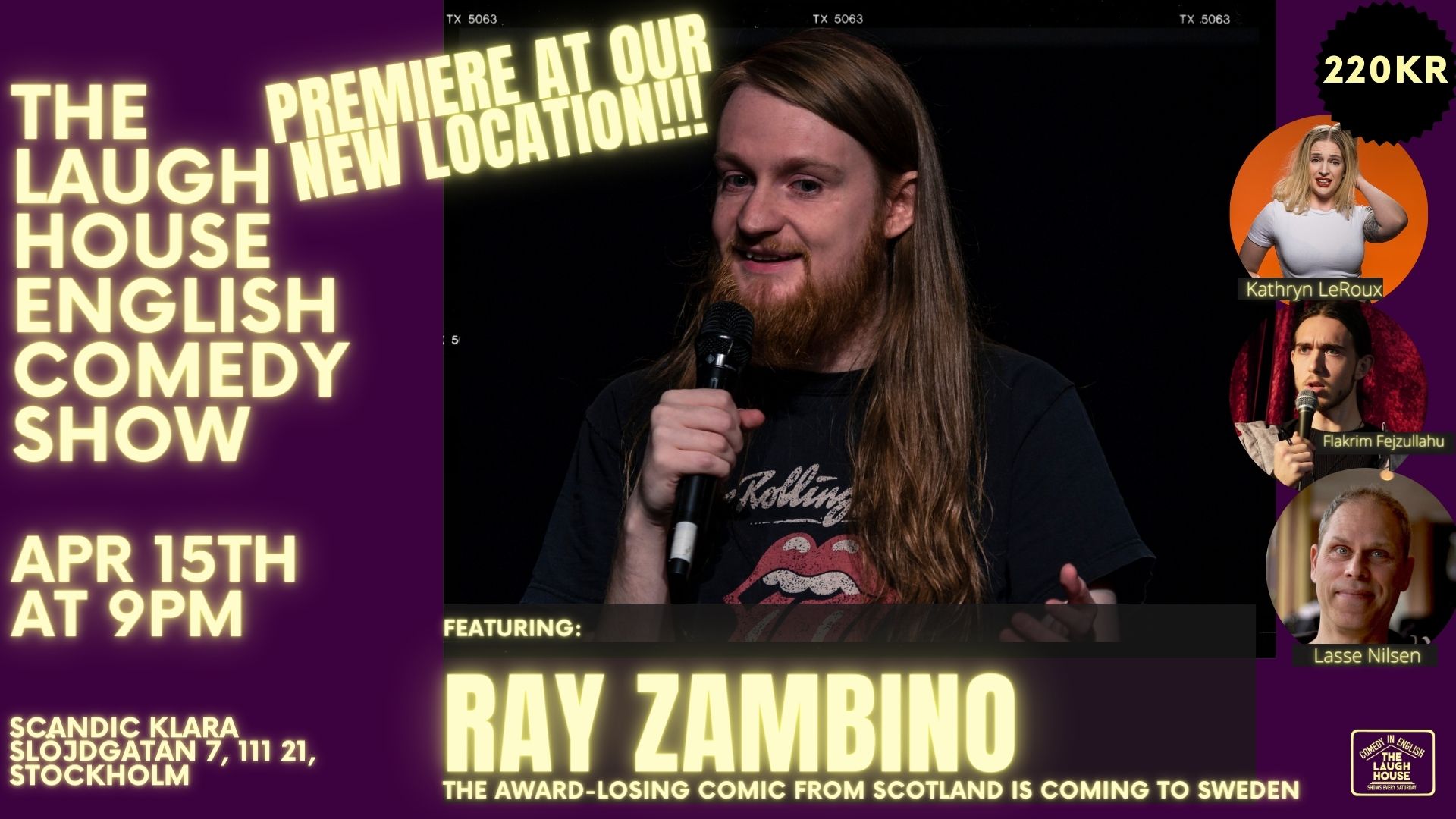 The Laugh House Presents: Ray Zambino! – The Laugh House Comedy Club