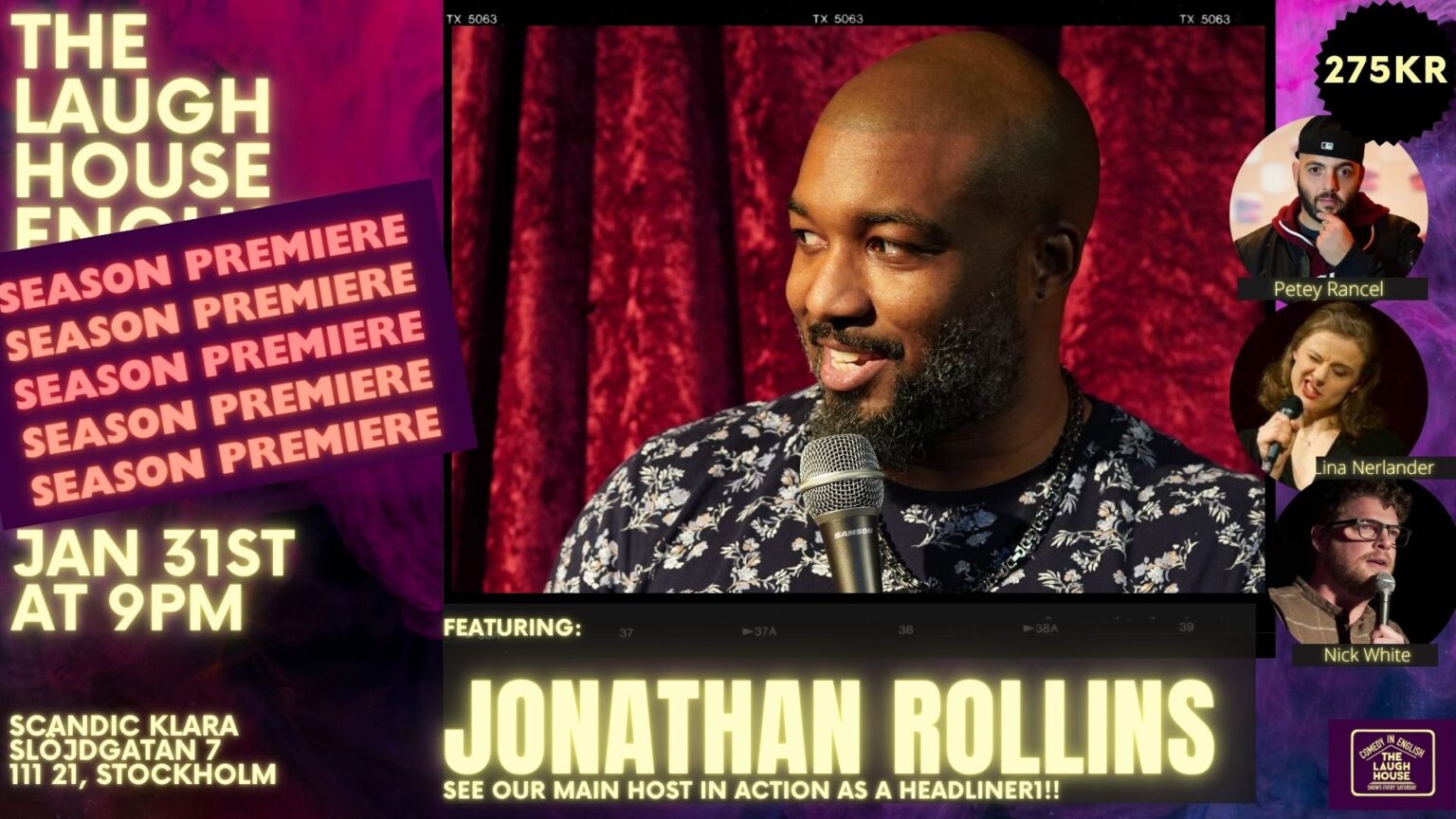 The Laugh House English Comedy 2026 Premiere – The Laugh House Comedy Club